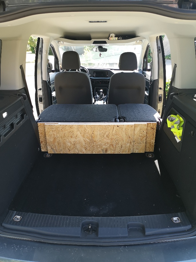 Volkswagen Caddy ombouwen tot mini camper - goedkope en gemakkelijke ...